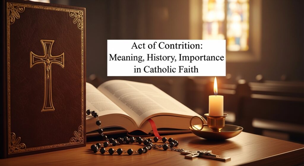 Act of Contrition: Meaning, History, and Importance in Catholic Faith ...